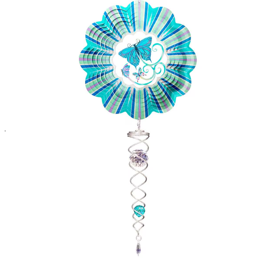 Mini Wind Spinner Set - 3D Blue Butterfly – SheyWest